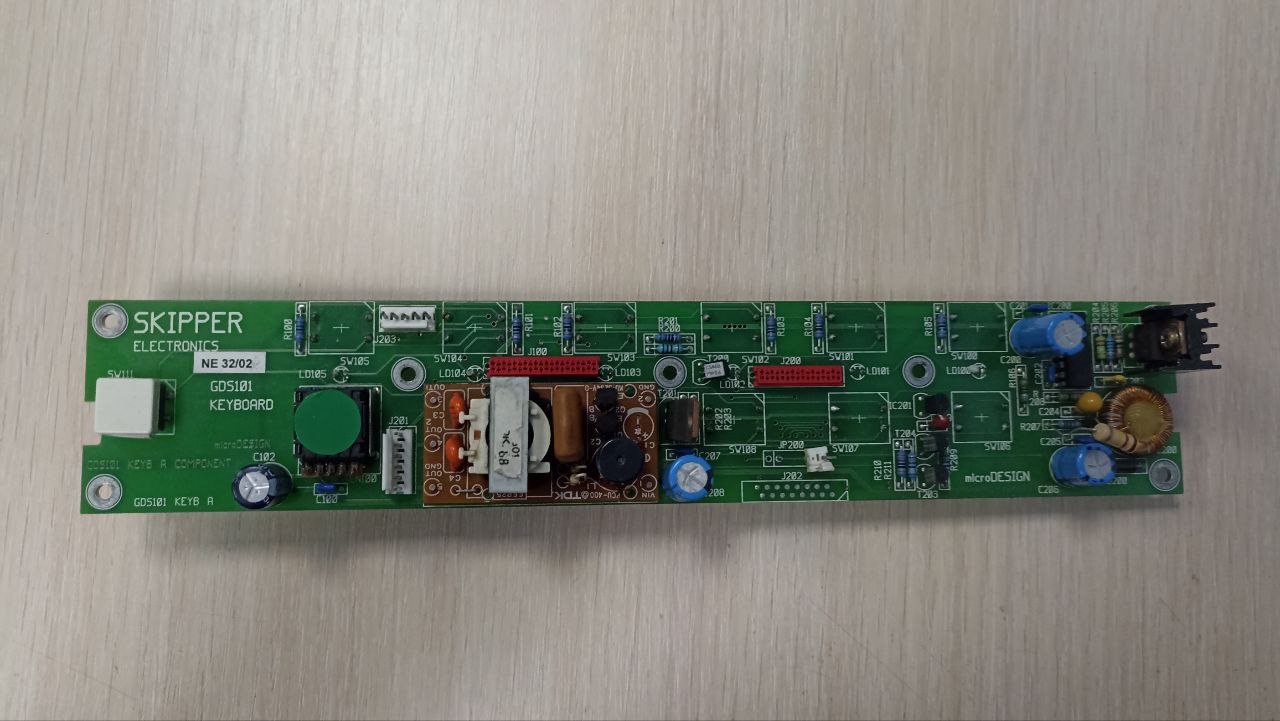 Плата Keyboard для эхолота SKIPPER GDS 101 s.n. NE32/02 б.у. раб ...